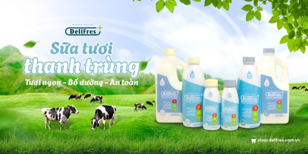 Sữa Tươi Thanh Trùng DeliFres+ - Shop DeliFres+